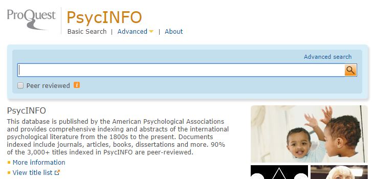PsycINFO now available through the ProQuest platform – eResource updates