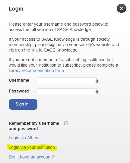 Sage Knowledge eBook collection – eResource updates