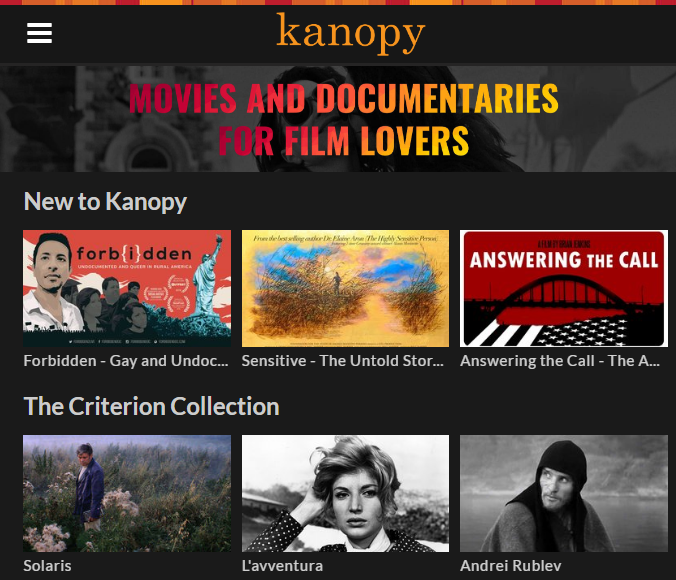 Kanopy – eResource updates